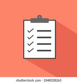 Checklist Vector Flat Stock Vector Royalty Free Shutterstock