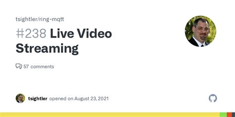 live video streaming · issue 238 · tsightler ring mqtt · github