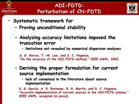 ppt the accuracy of adi fdtd recent insights about truncation errors