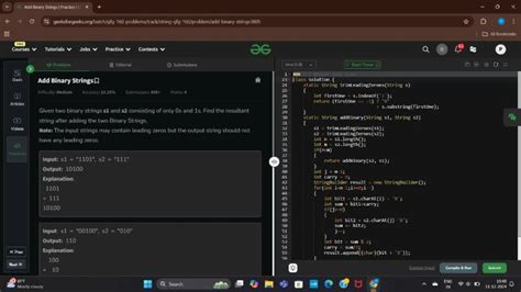 Gfg Geekstreak2024 Geeksforgeeks Java 160dayscodingchallenge Pavani Papisetty