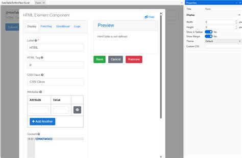 How To Display Html Table With Customised Css In Uipath Form Forms Uipath Community Forum