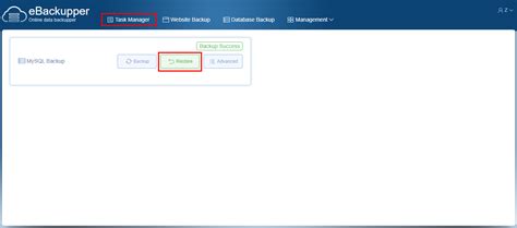 Database Restore