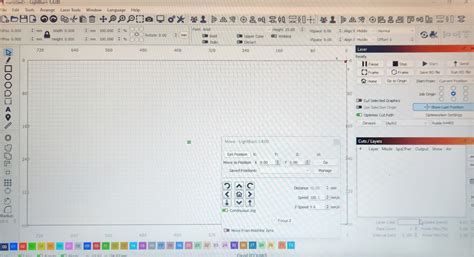 cut laser window tab is missing values and not working properly os
