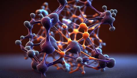Premium Ai Image Realistic Structure Molecule And Communication Dna