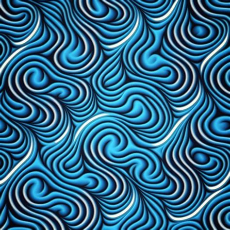 Premium Photo Wave Pattern Blue And White