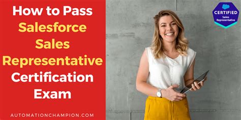 How To Pass Salesforce Sales Representative Certification Exam