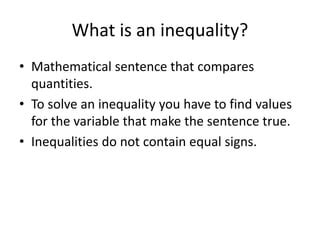 Inequality Intro Pptx PPTX
