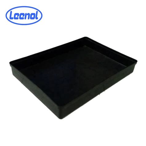 Leenol Custom Black Plastic Electronic Packaging Container Blister Inner Tray Esd Tray Pack For