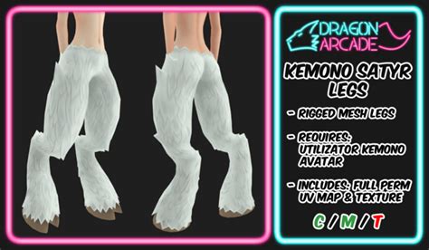 Second Life Marketplace Drgn Arcd Kemono Satyr Legs