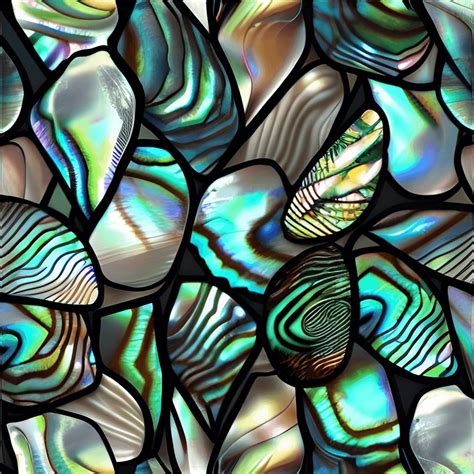 Abalone Shell Color Barque Seamless · Creative Fabrica