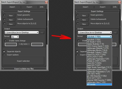 Batch Export Import ScriptSpot