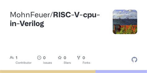 GitHub MohnFeuer RISC V Cpu In Verilog