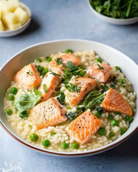 Easy Salmon Risotto