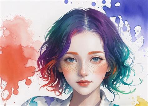 Premium Ai Image A Vibrant Explosion Of Artistic Expression Captured