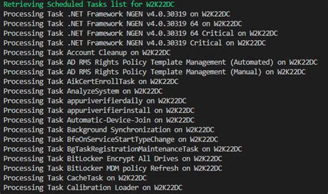 Powershell Is Fun Report Scheduled Tasks On Servers That Have Local