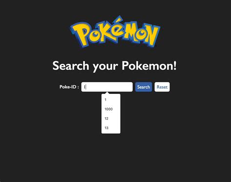 Github Nam Wijeongpokemon Query