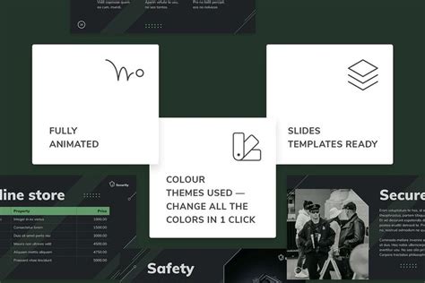 Security Guard Presentation PowerPoint Template Powerpoint Presentation Design Presentation