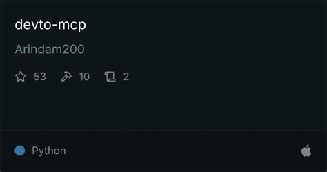 Devto Mcp Server Glama