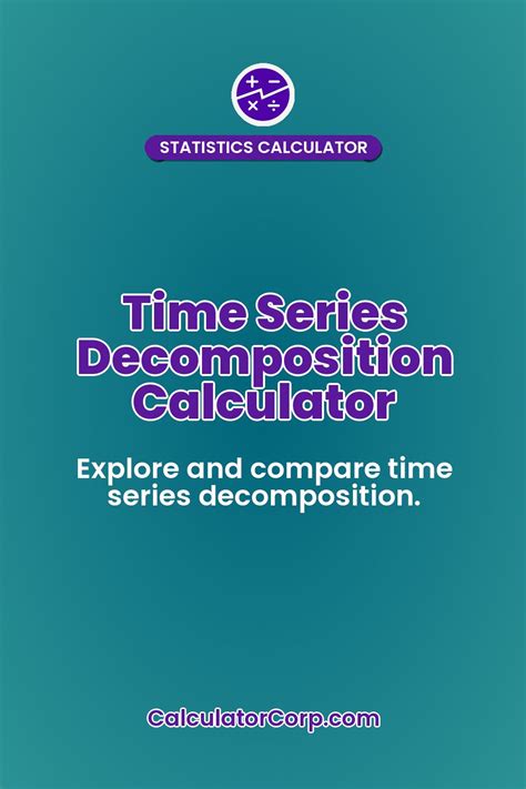 Time Series Decomposition Calculator