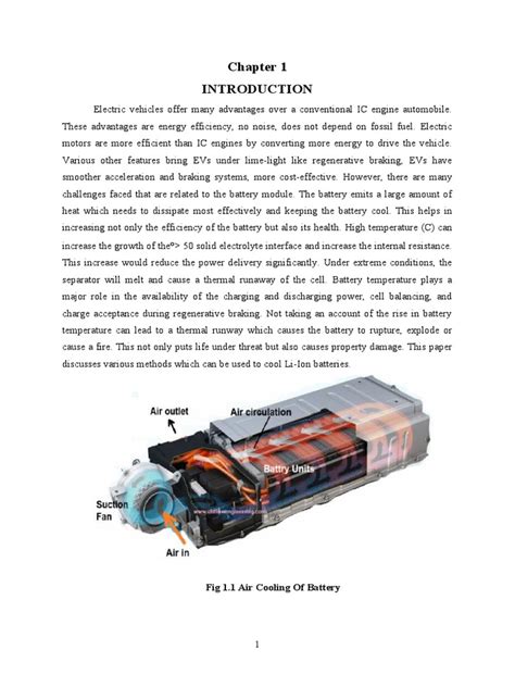 Battery Pdf Electric Vehicle Heat Transfer