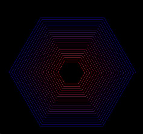 This Hexagon Spiral Pattern I Made In Python S Turtle Graphics R Woahdude