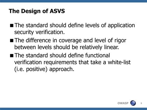 ppt owasp application security verification standard powerpoint