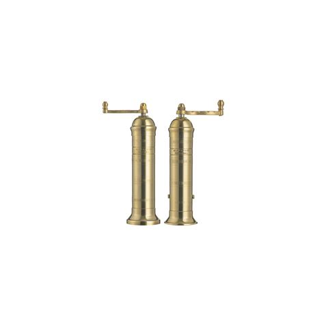 Brass Salt And Pepper Mill Set Odorne