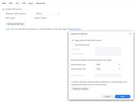 Cant Mount Nfs Since Updated Synology Nas To Dsm 7 2 General Support Libreelec Forum