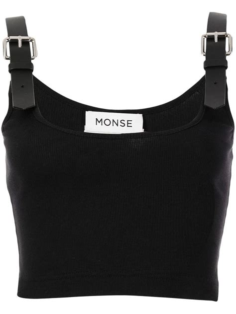 Designer Tank Tops For Women Black Shirt With Straps Luxury Black