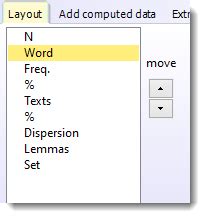 Editing Column Headings