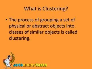Data Mining Clustering And Analysis PPTX