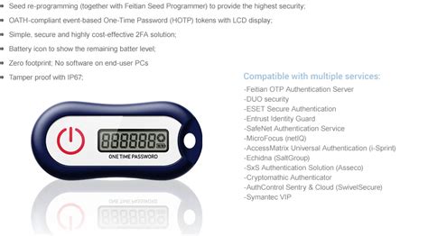 One Time Password Otp Hotp Token C100 With Battery Icon I34 Buy