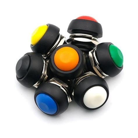 Waterproof Momentary Push Button Switch 12mm Mini Driving Passing Light Switch One Pcs Lazada Ph