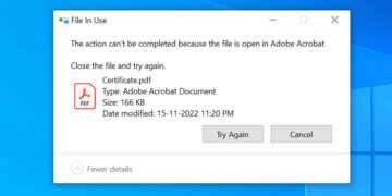 How To Fix The The Action Cannot Be Completed Because The File Is Open Windows Error