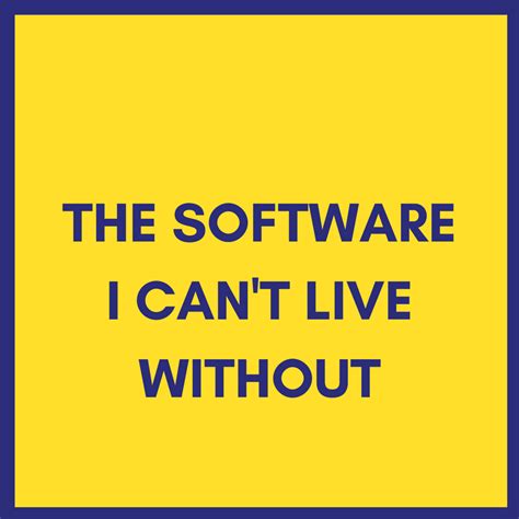 The Software I Cant Live Without Punchline Conversion Copywriting