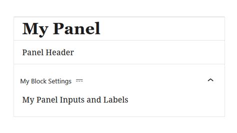 panel wordpress react components wp gb