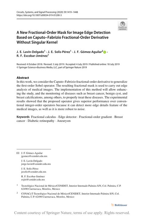 A New Fractional Order Mask For Image Edge Detection Based On Caputo Fabrizio Fractional Order