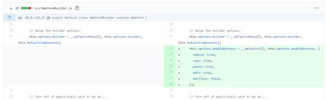removing editjson component hover option · issue 3019 · formio formio