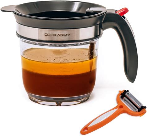 Cuisipro Fat Separator With Bottom Release Plastic 4 Cup