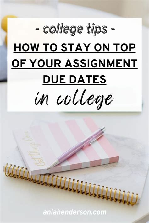 How To Organize Assignments So You Never Miss A Due Date Again Artofit