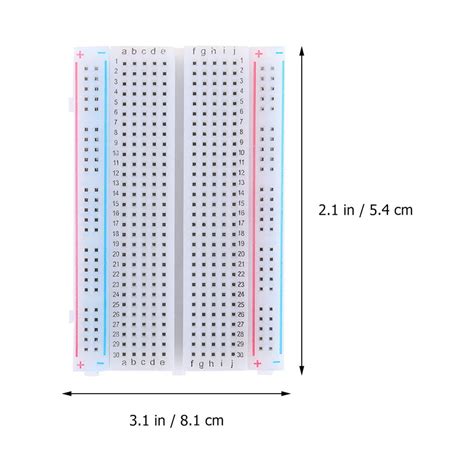 10 Pcs Solderless Breadboards Electronic Breadboard Donut Boards Protoboard Circuit Breadboard