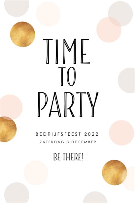 Uitnodiging Bedrijfsfeest Of Teamuitje