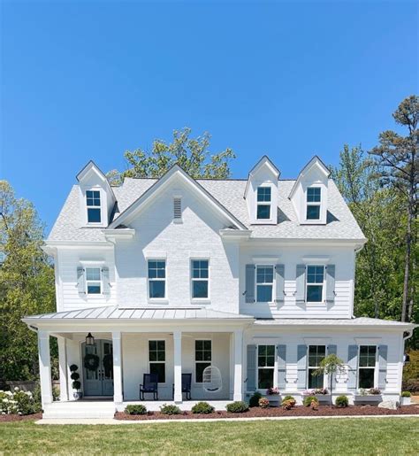 15 White House Blue Shutters Exterior Ideas Chrissy Marie Blog