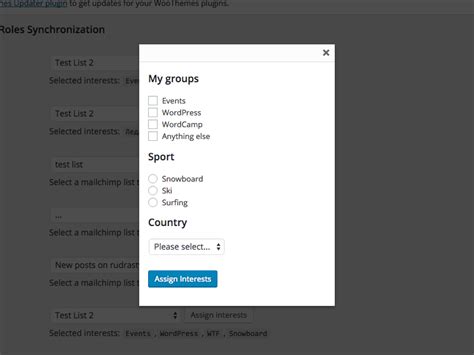 Mailchimp Api 30 Interests Groups Subscribe A User