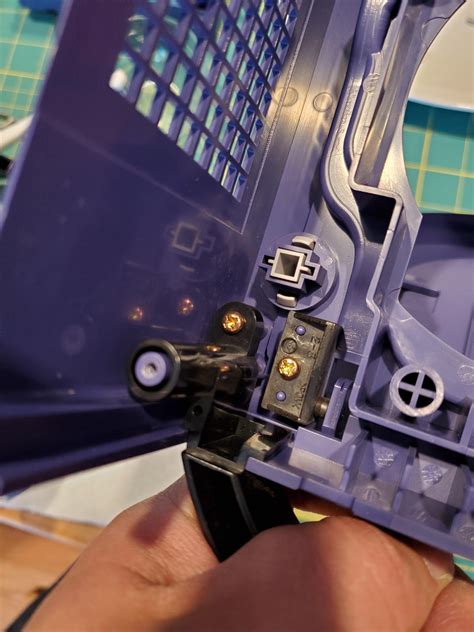 Disassembled Gamecube Lid Part 2 Rgamecube