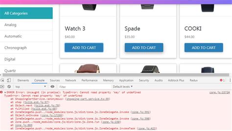 Javascript Property Update And Quantity Doesnt Exist On Type