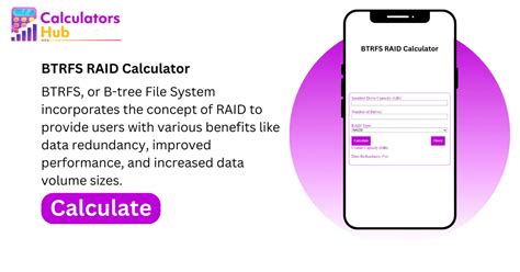BTRFS RAID Calculator Online