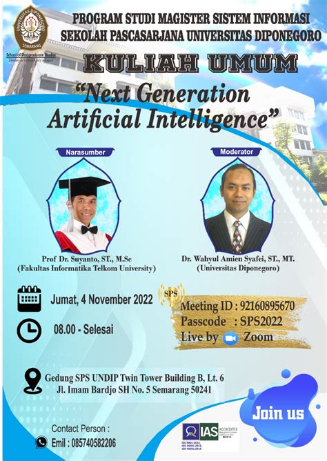 kuliah umum “next generation artificial intelligence” magister sistem