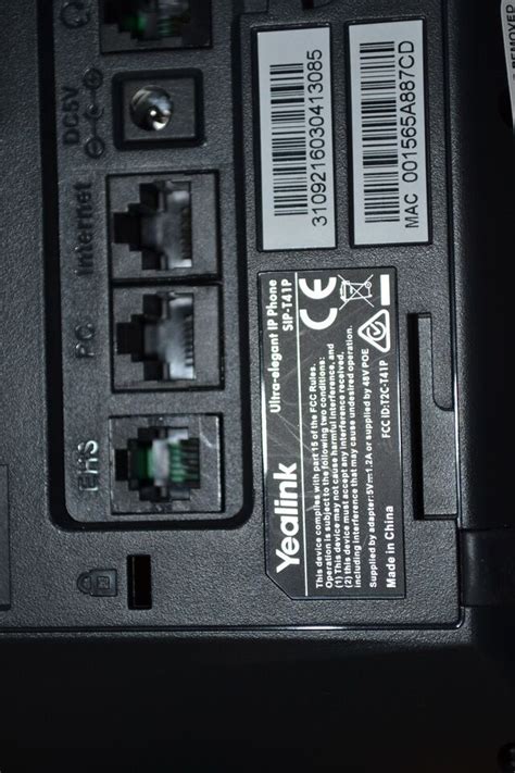 Yealink Sip T41p Enterprise Ip Phone Display Black T41 Voip Ebay