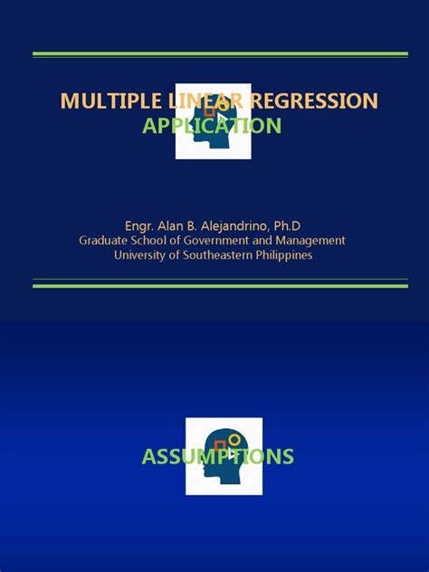 mlr lecture assumptions pdf regression analysis multicollinearity